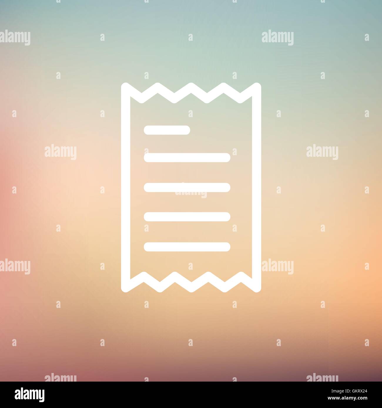 Financial debt icon linear hi-res stock photography and images - Alamy