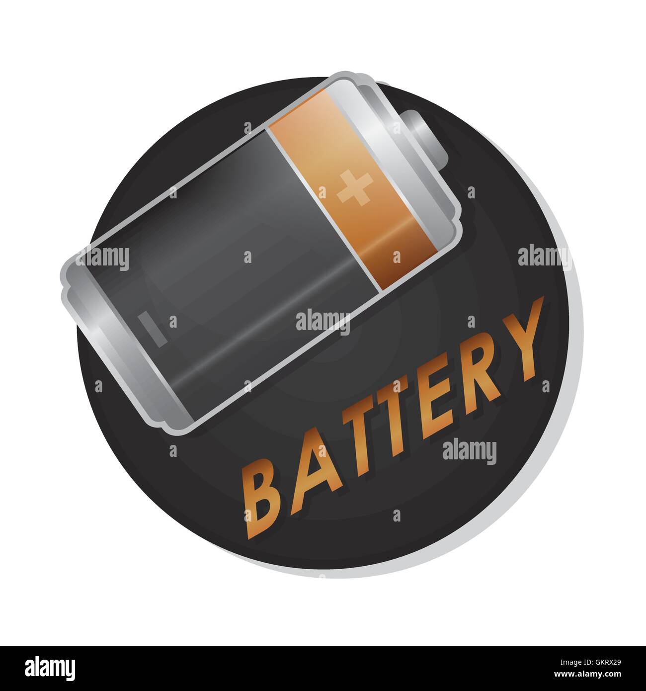 Battery design, energy and power concept, editable vector Stock Vector ...