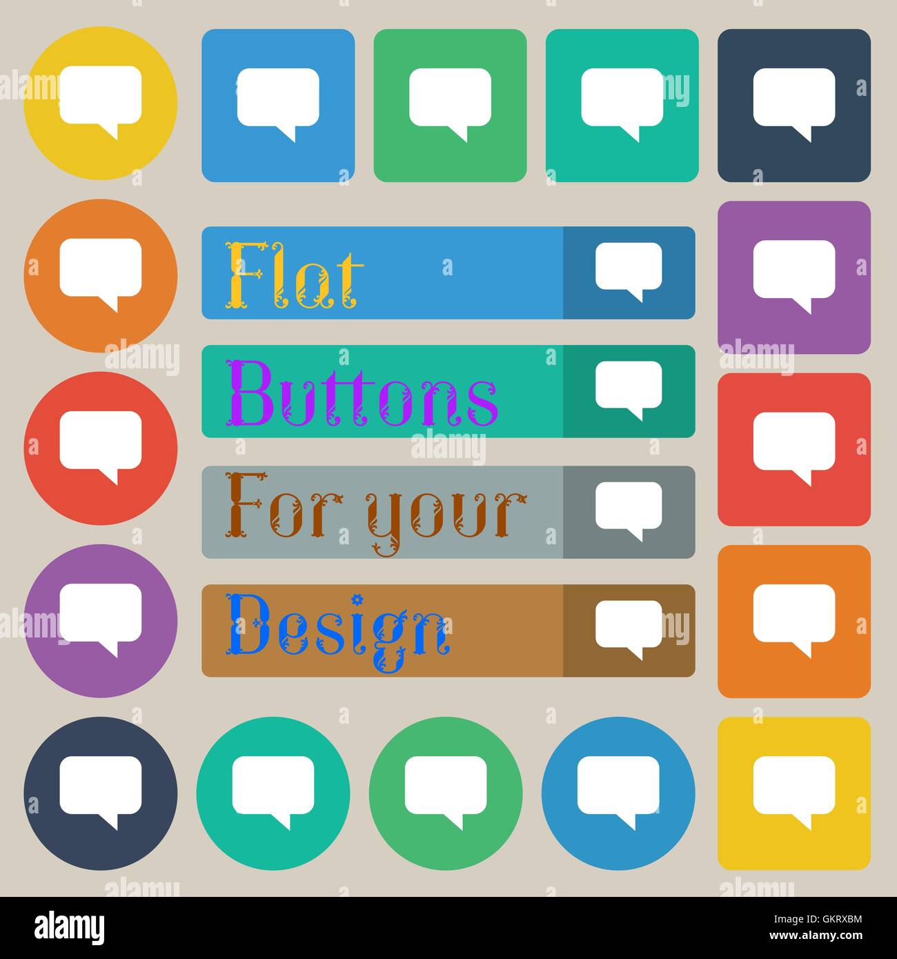 speech bubble, Chat think Stock Vector Image & Art - Alamy