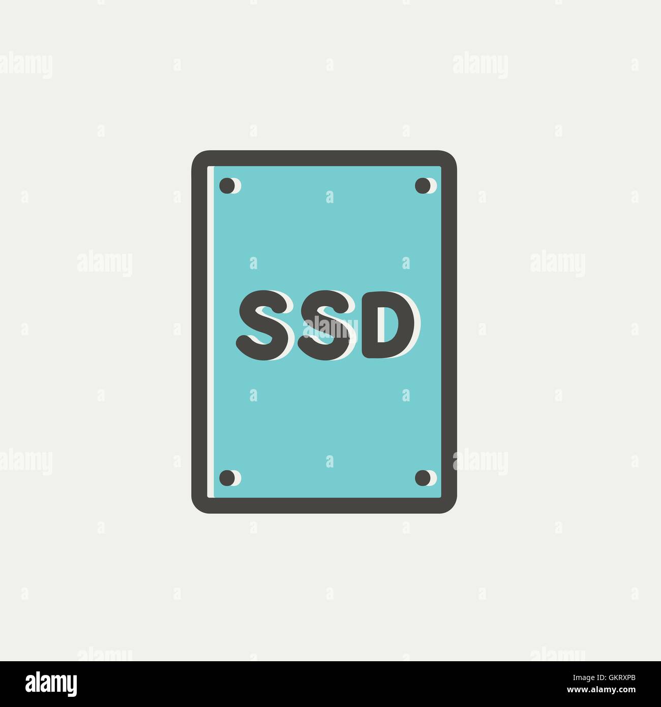 Ssd disk Stock Vector Images - Alamy