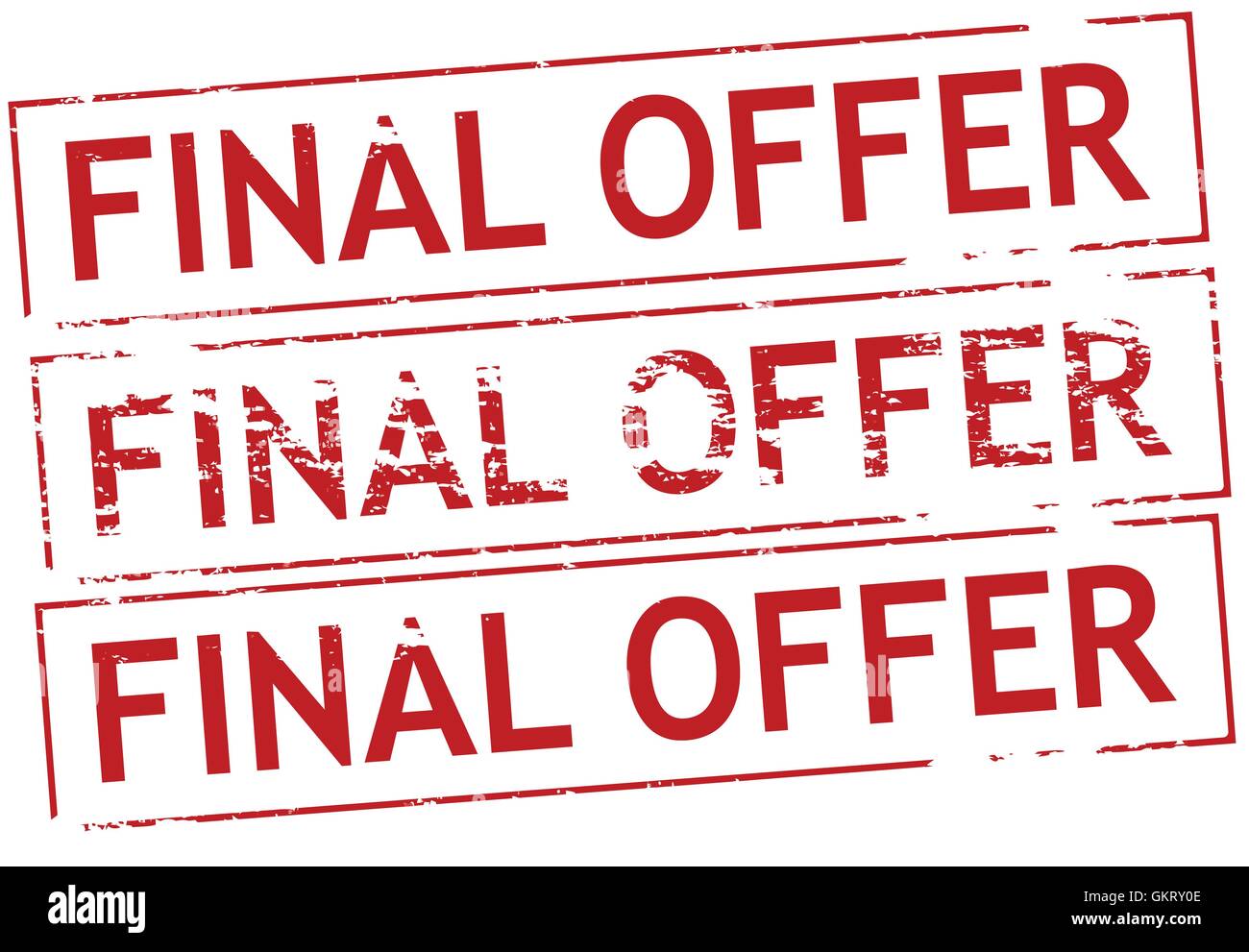 Final proposal Stock Vector Images - Alamy