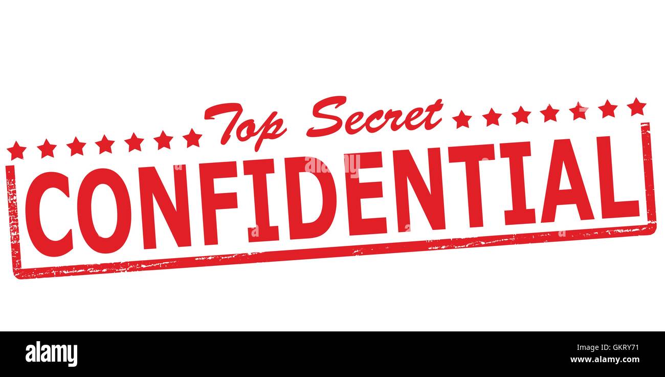 Top secret confidential Stock Vector Image & Art - Alamy