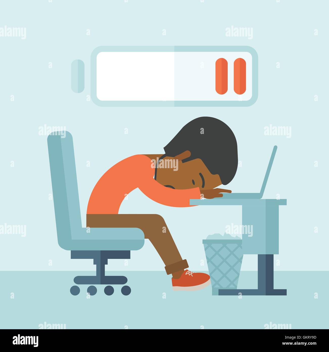 Trouble employee Stock Vector Images - Alamy