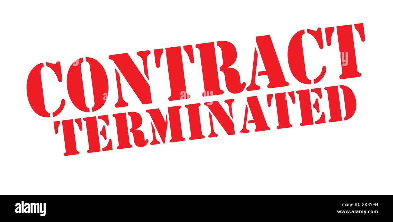 Contract terminated hi-res stock photography and images - Alamy