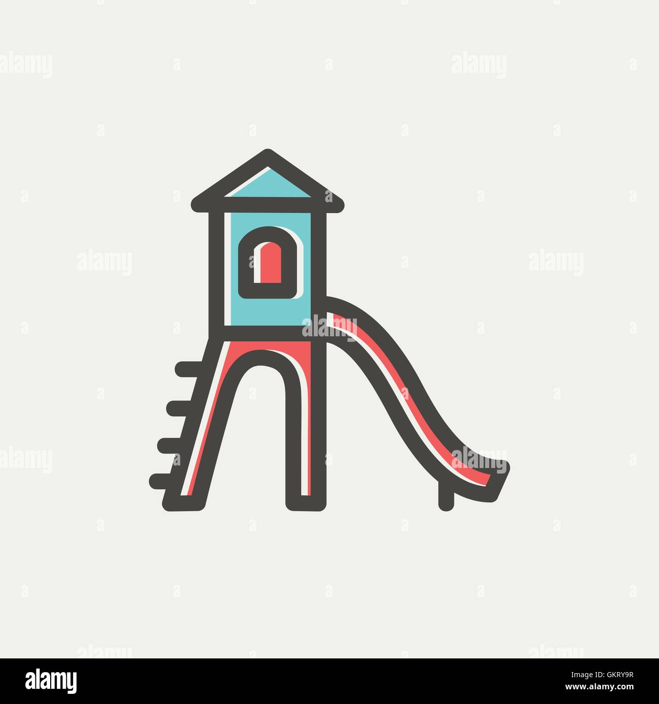 Slide isolated not shoe Stock Vector Images - Alamy