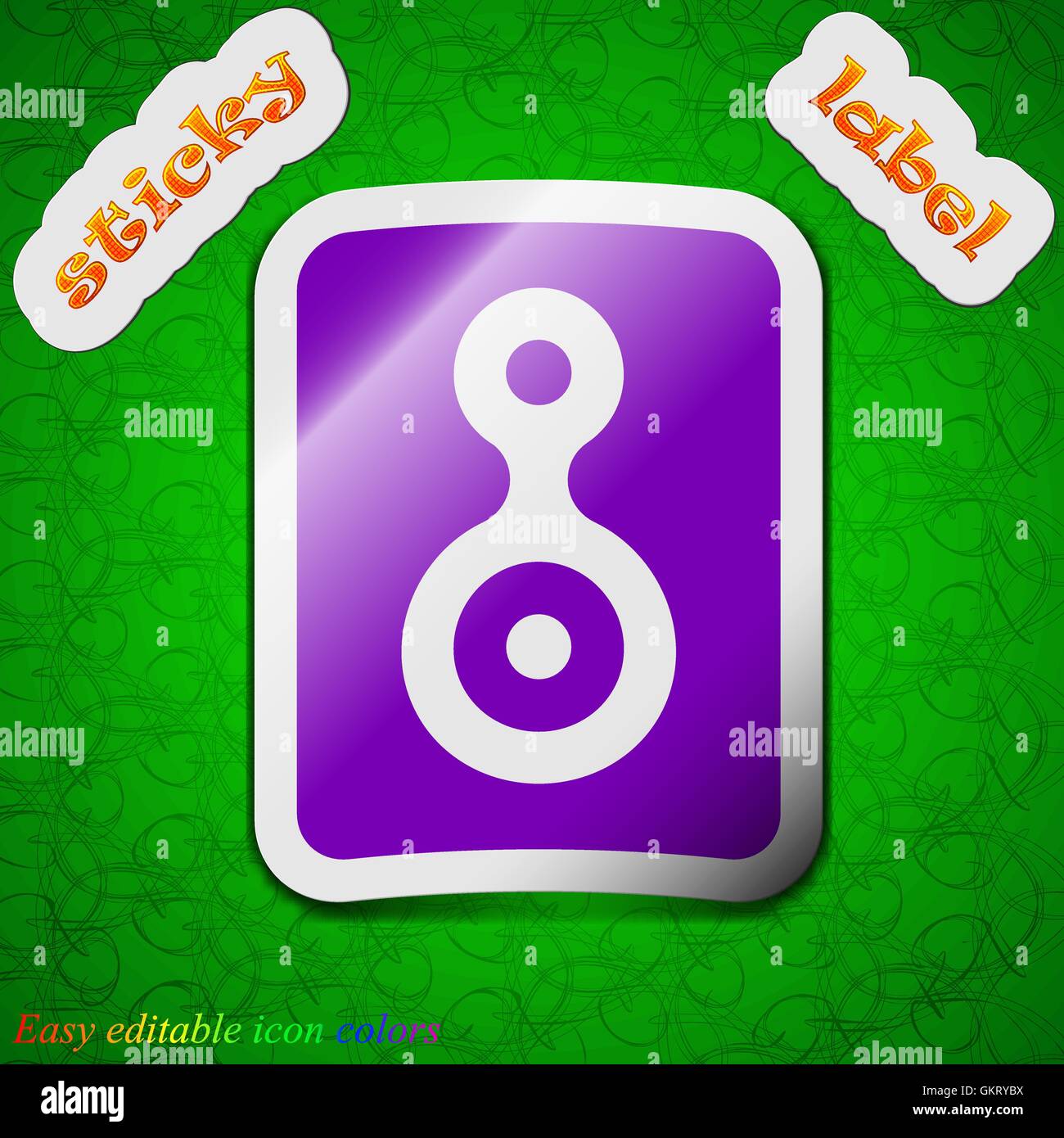 Tape video label concept Stock Vector Images - Alamy