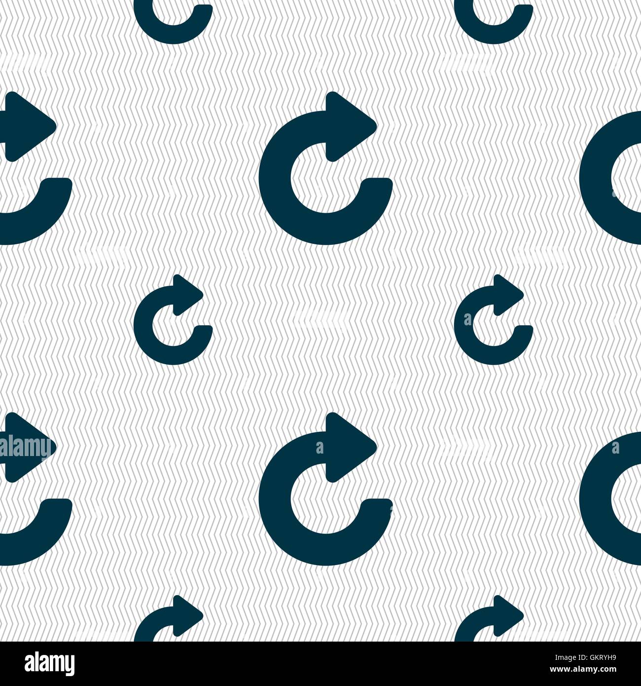 Upgrade, arrow icon sign. Seamless pattern with geometric texture ...