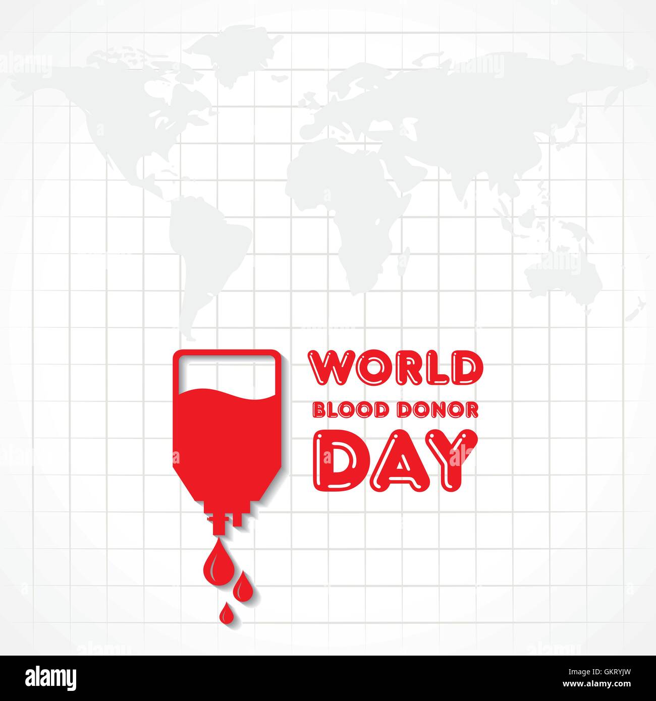 World donor day vector hi-res stock photography and images - Alamy