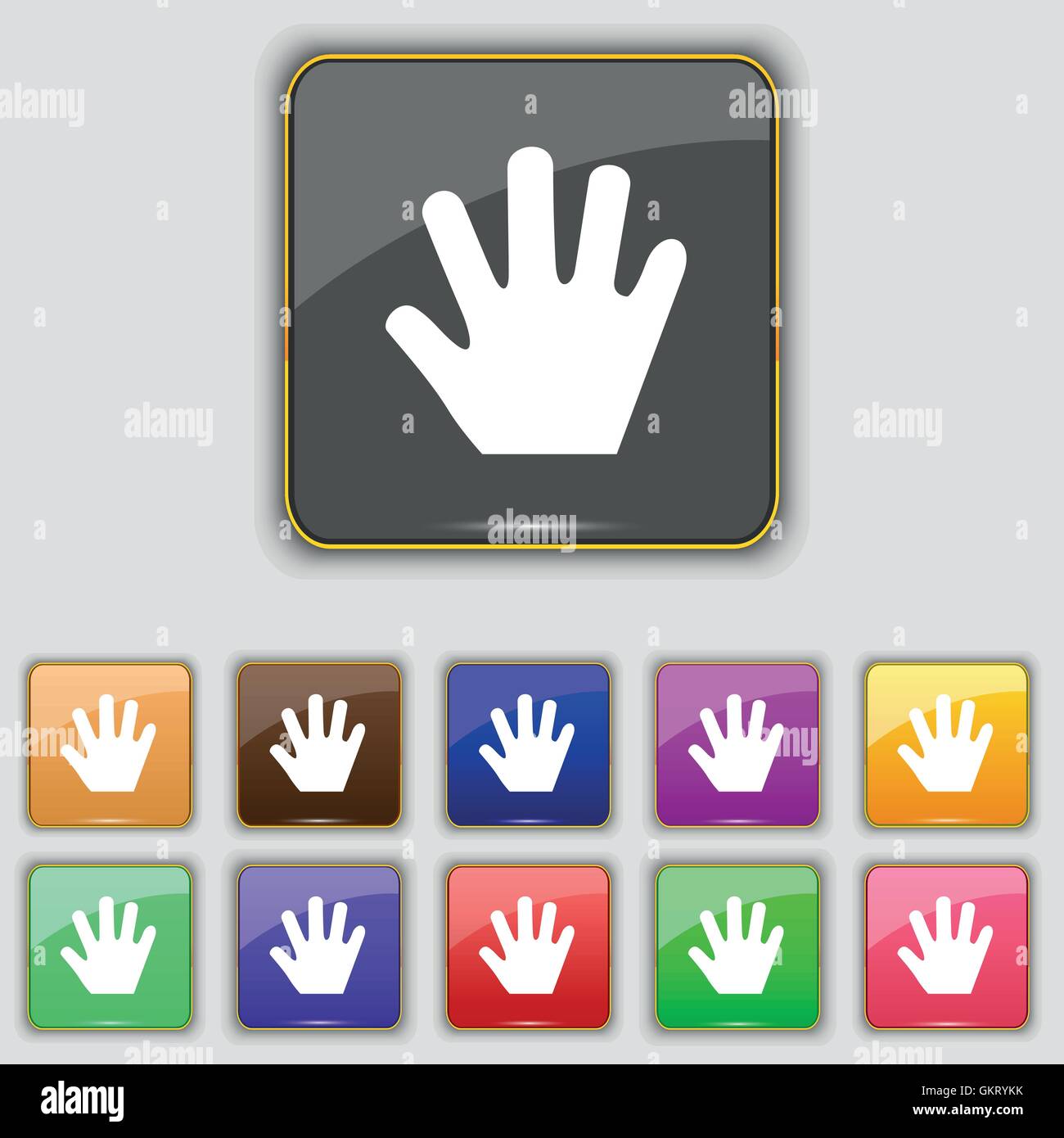 Finger eleven Stock Vector Images - Alamy
