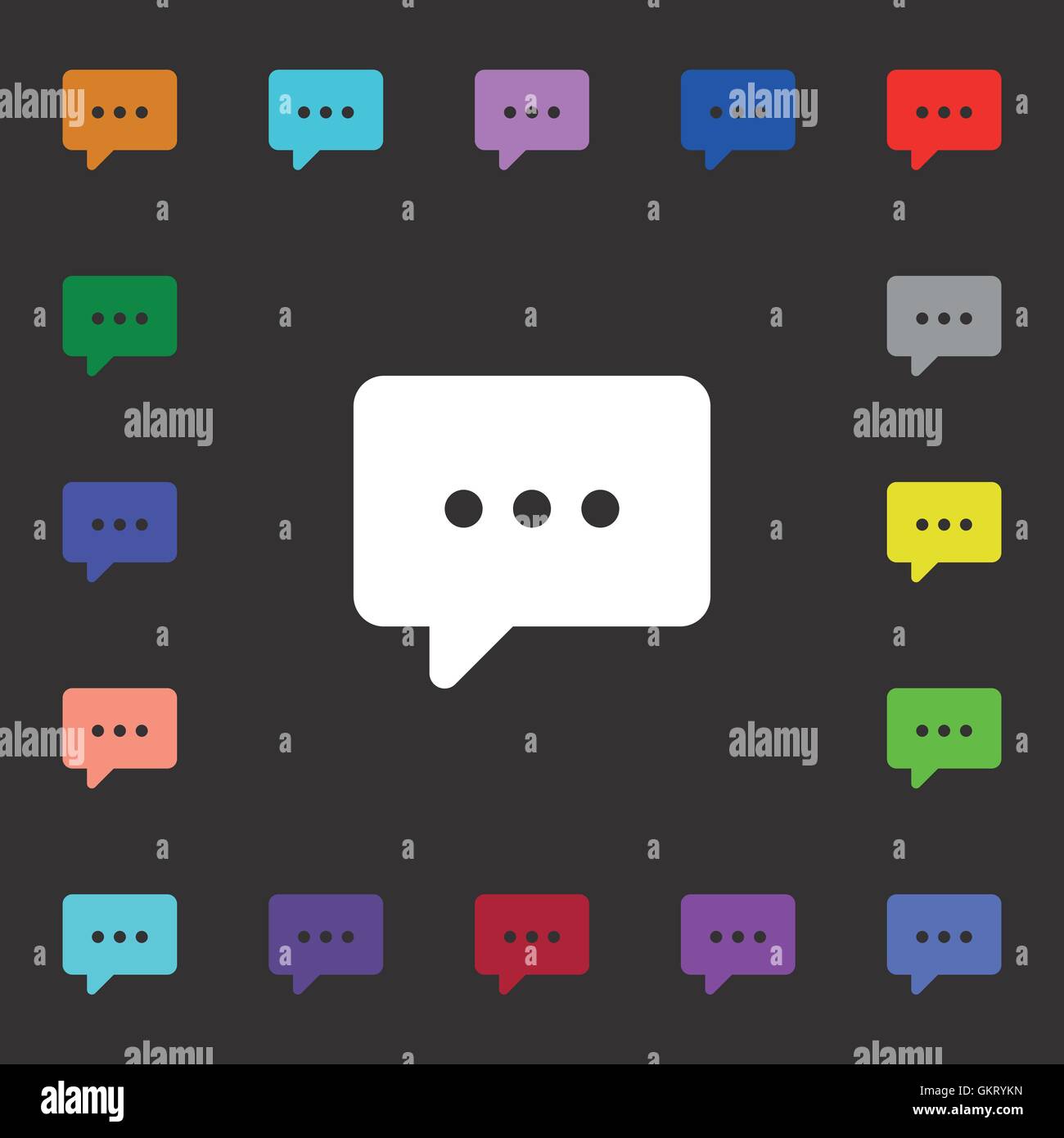 Thoughts icon hi-res stock photography and images - Alamy