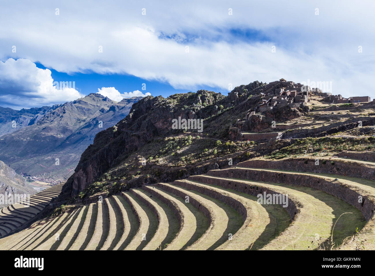 ingenious use of space by creating terraces down a steep mountain and ...