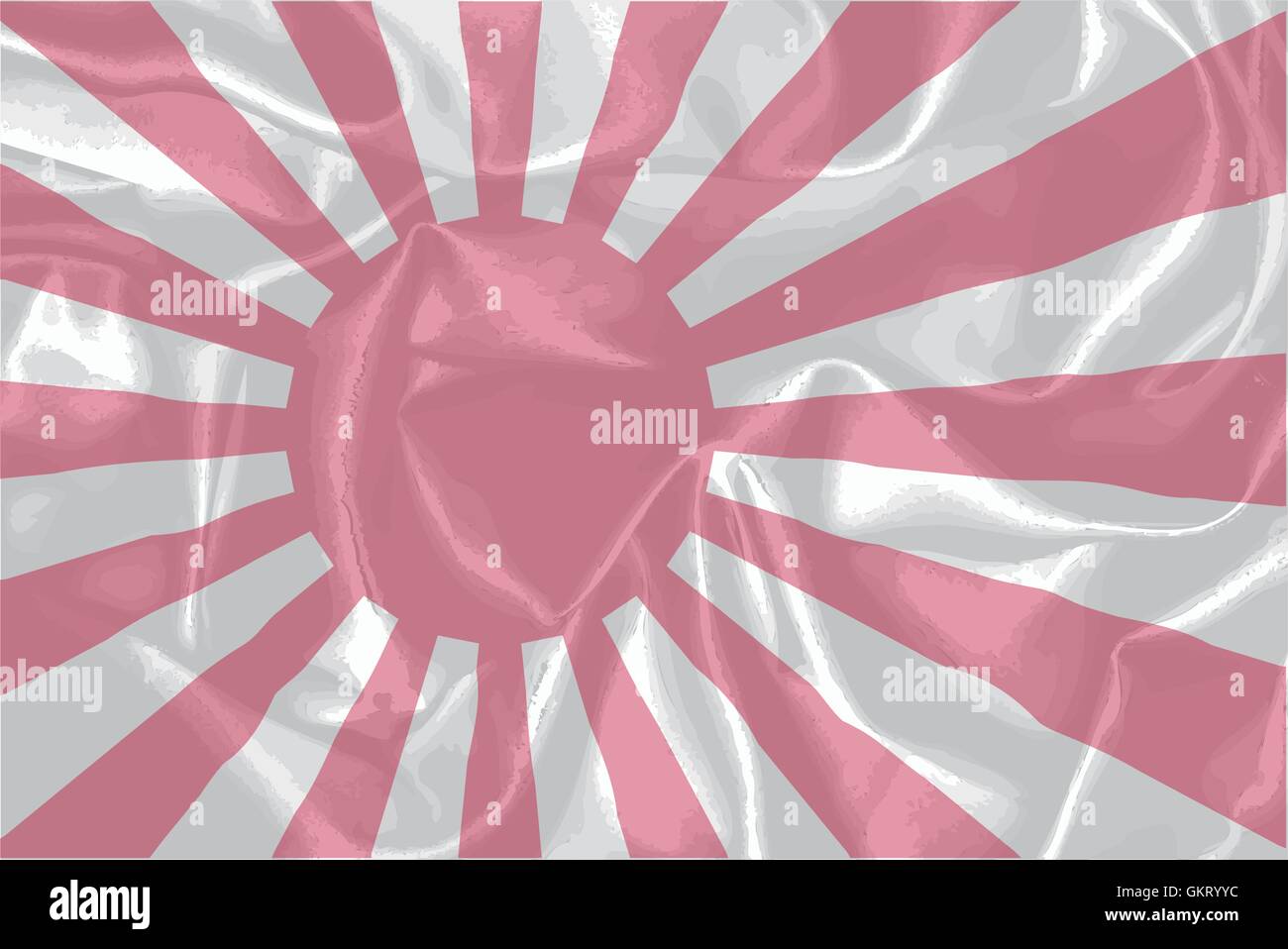 Japanese Silk Flag Stock Vector Image & Art - Alamy