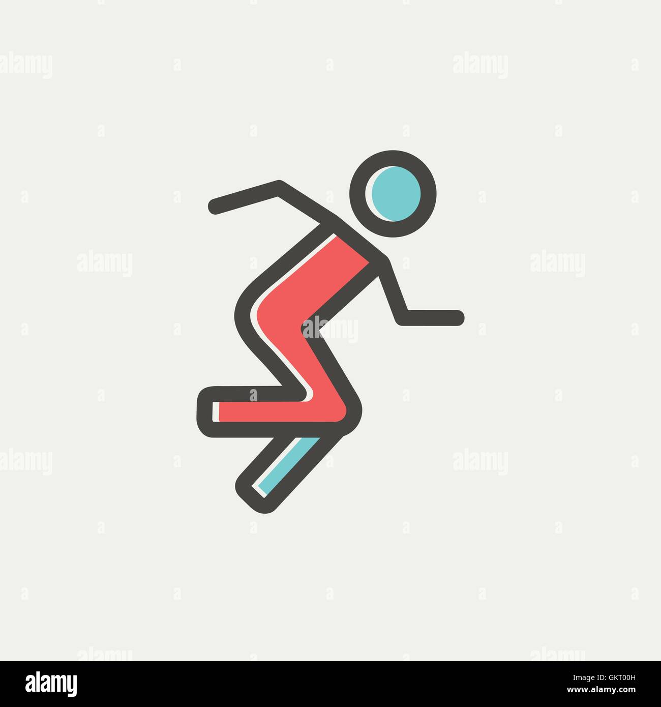 Trail running Stock Vector Images - Alamy