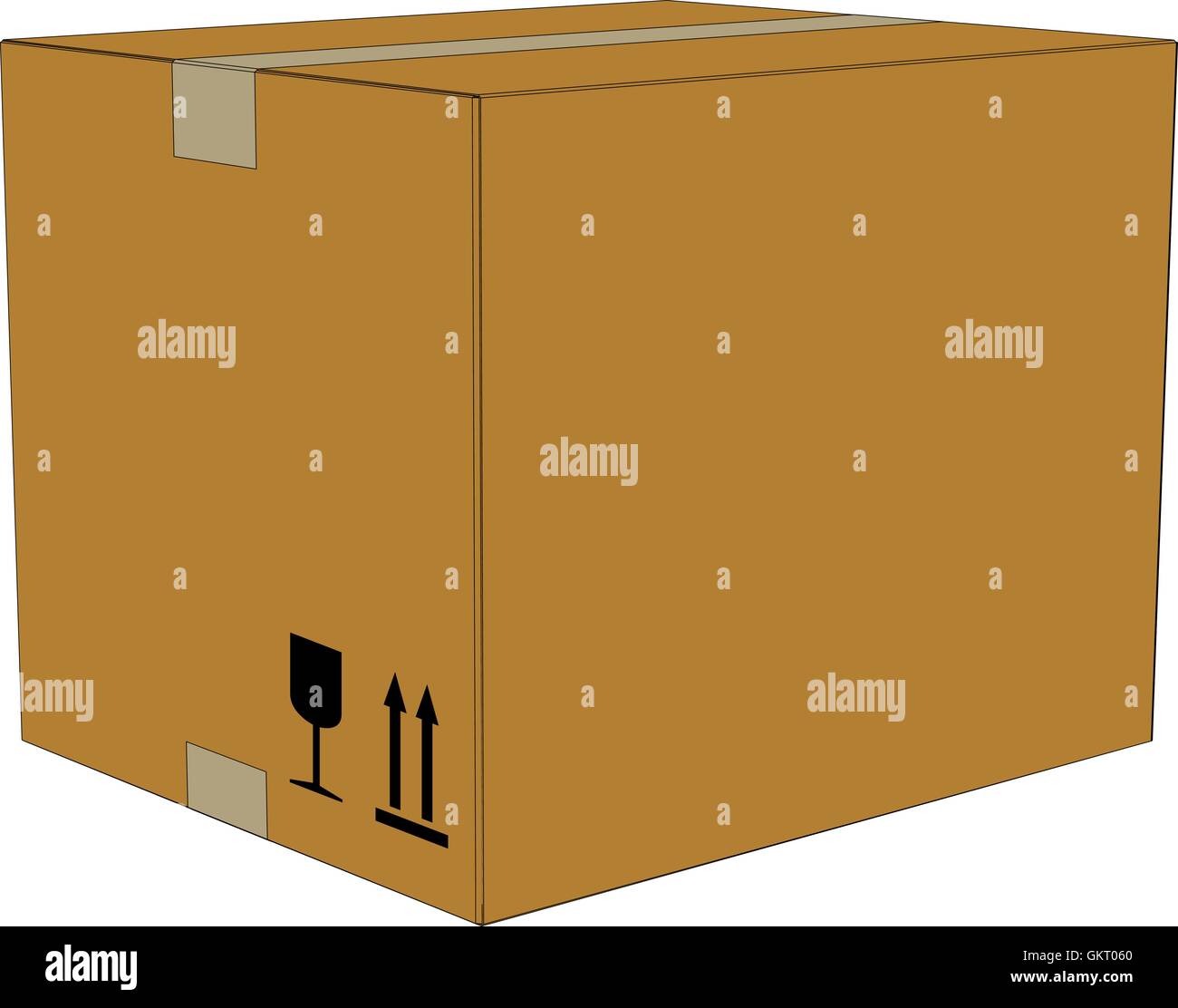 Taped up carton hi-res stock photography and images - Alamy