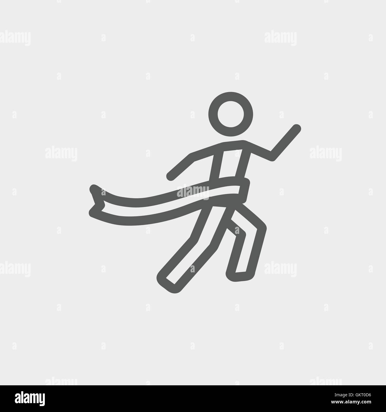 Marathon finish line tape Stock Vector Images - Alamy