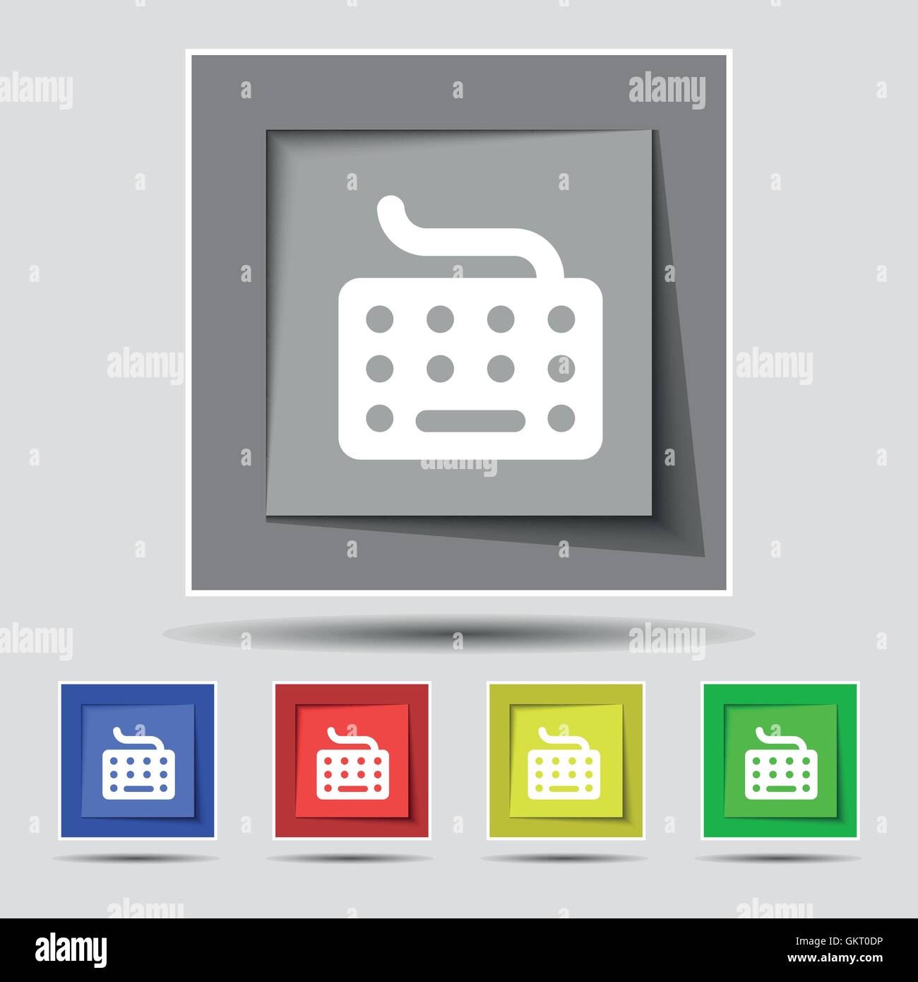 Typing letter computer Stock Vector Images - Alamy