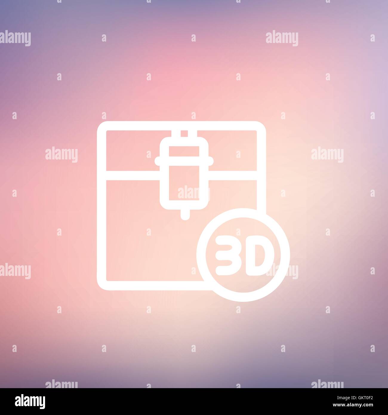 Innovation 3d printing icons Stock Vector Images - Alamy