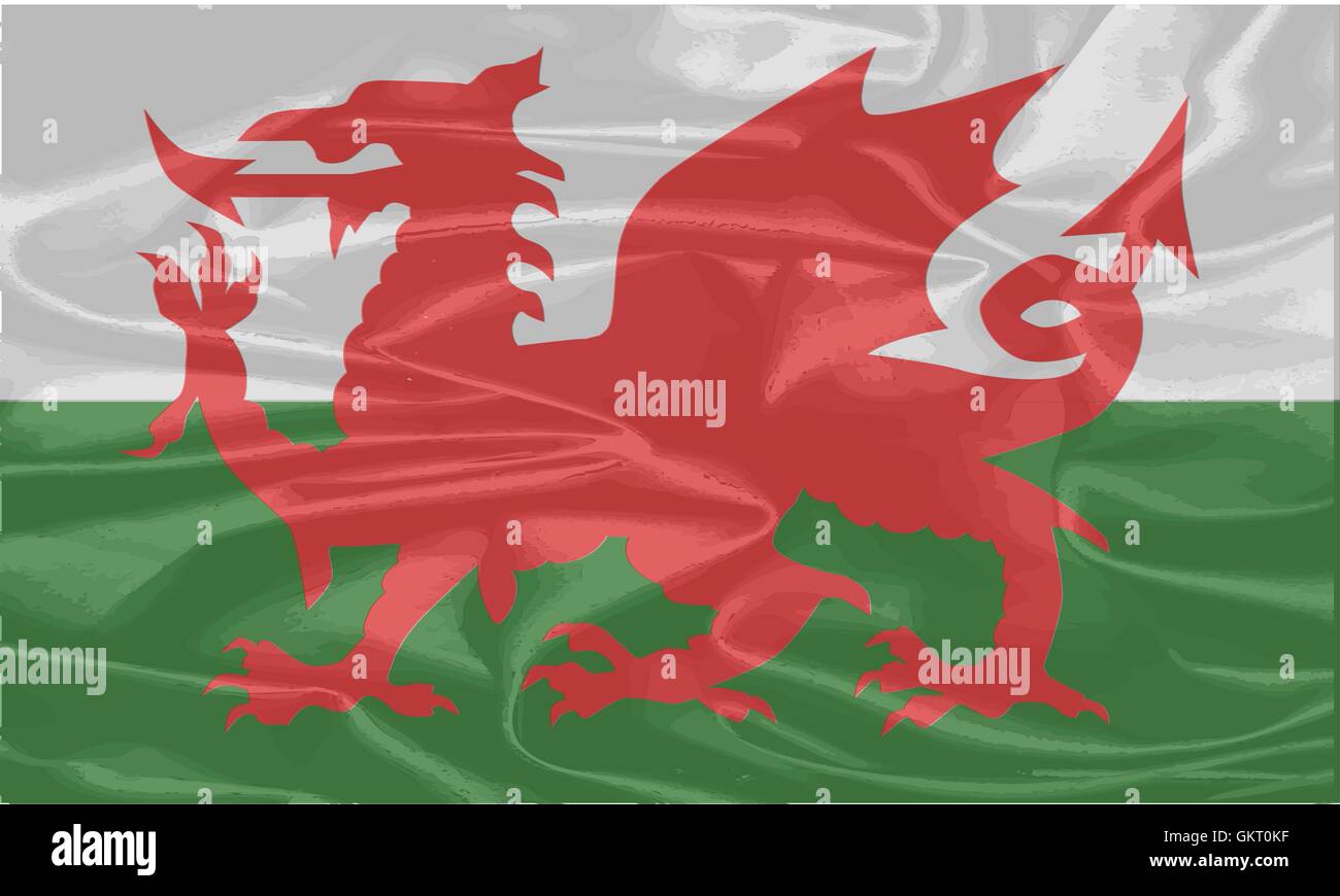 Red dragon of wales Stock Vector Images - Alamy