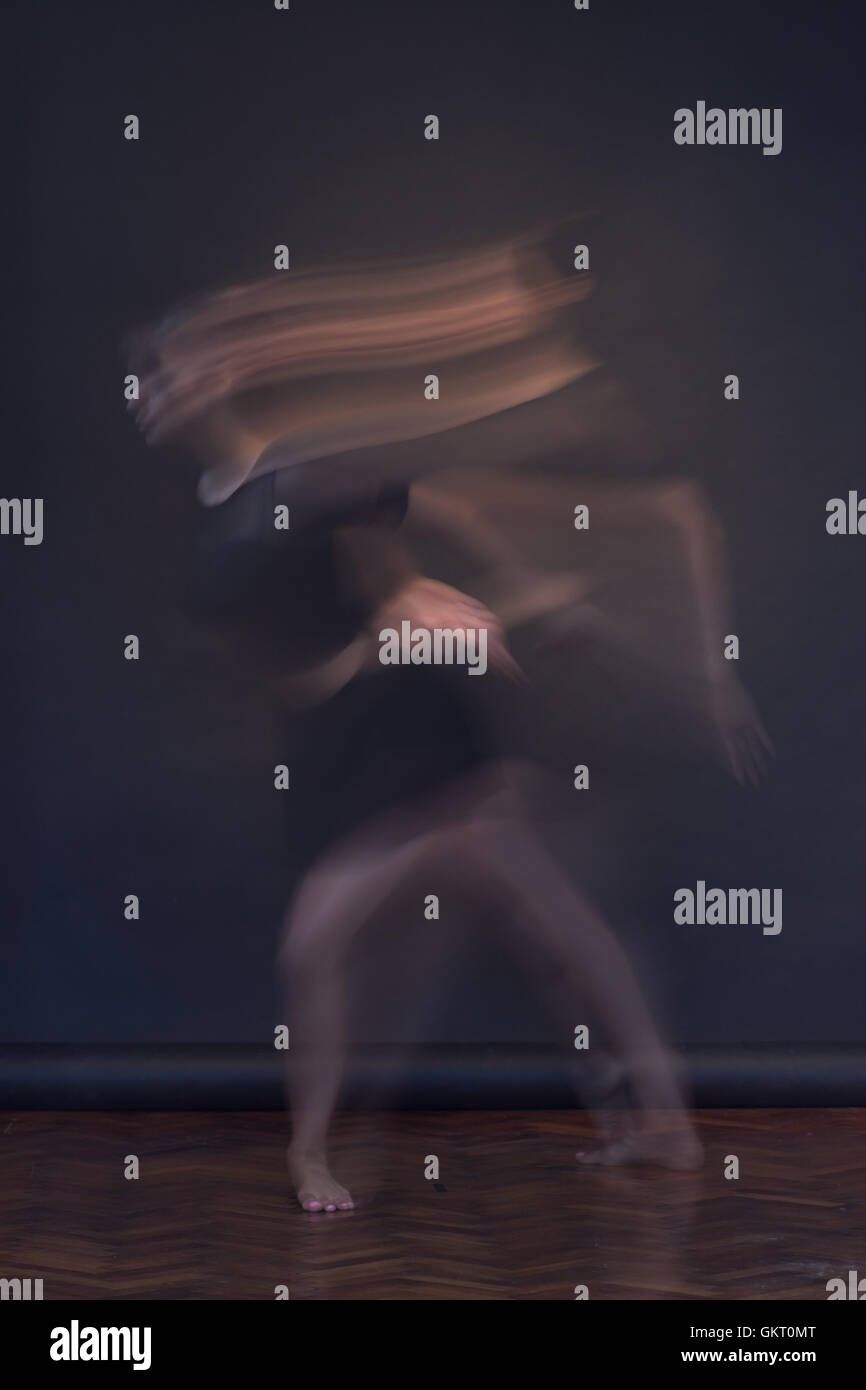 Young ballerina motion blur moving Stock Photo - Alamy