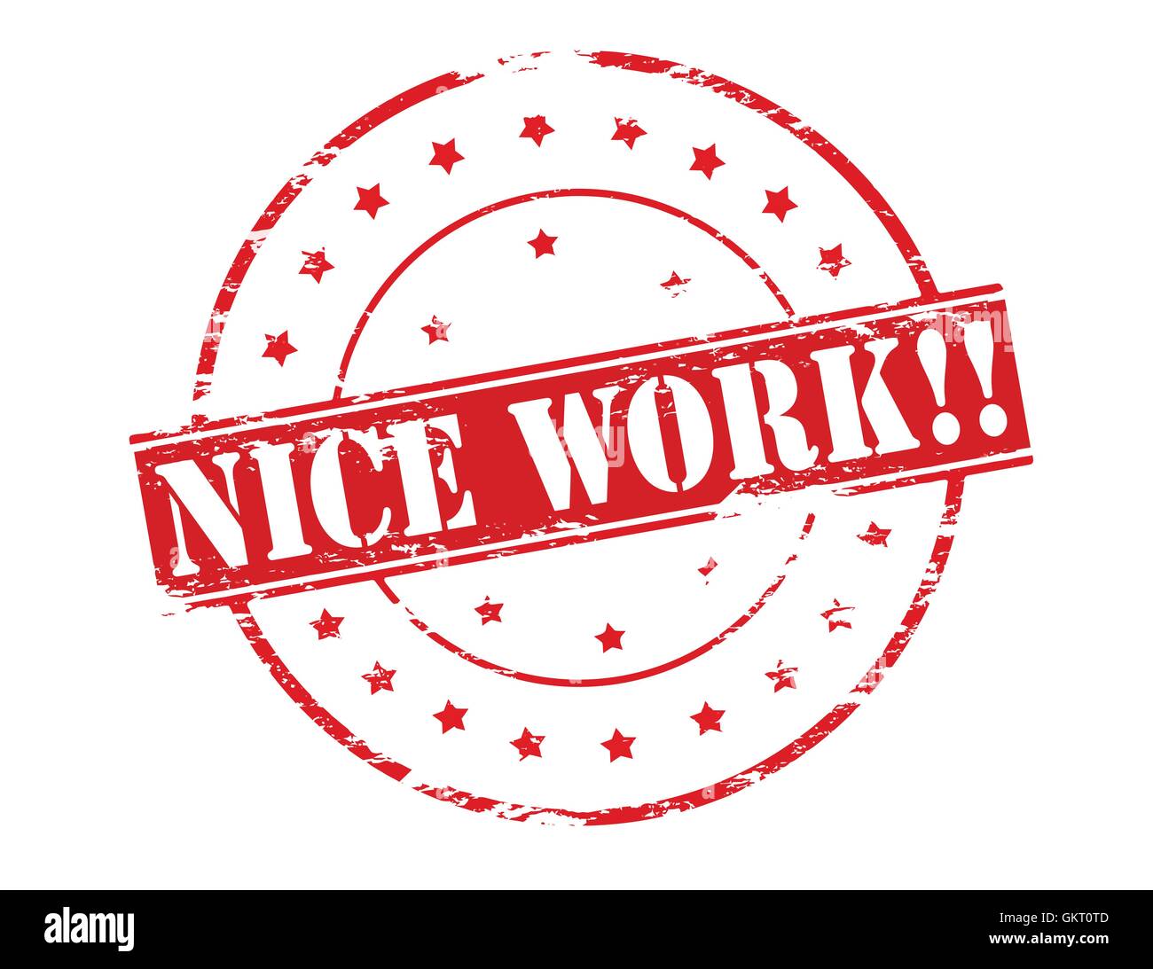 Nice work stamp Stock Vector Images - Alamy