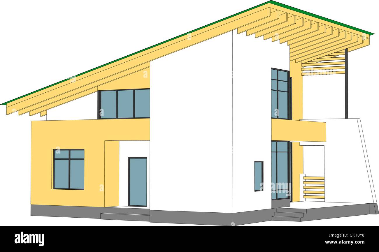 White and green wall Stock Vector Images - Alamy