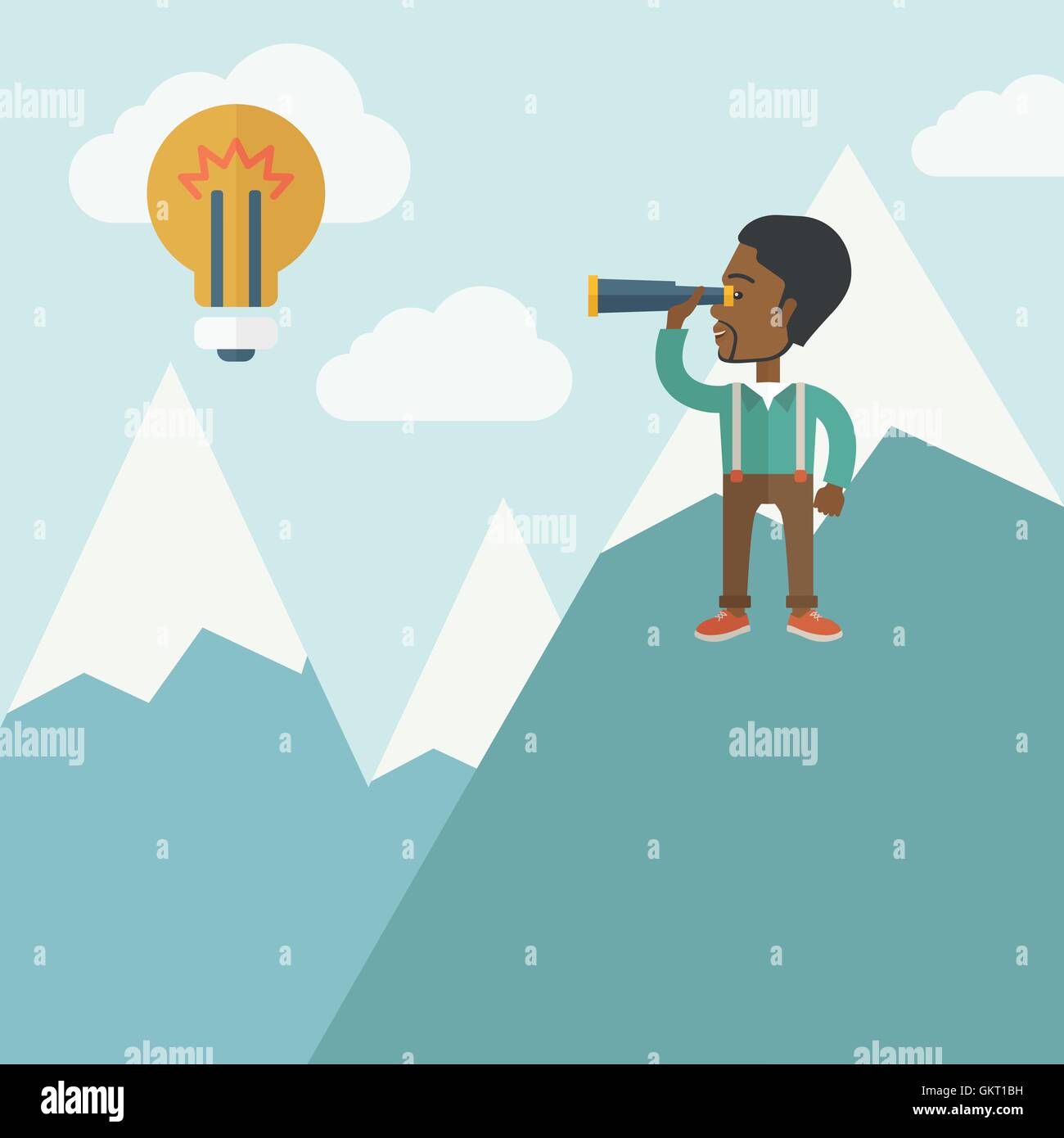 Watch mountain Stock Vector Images - Alamy