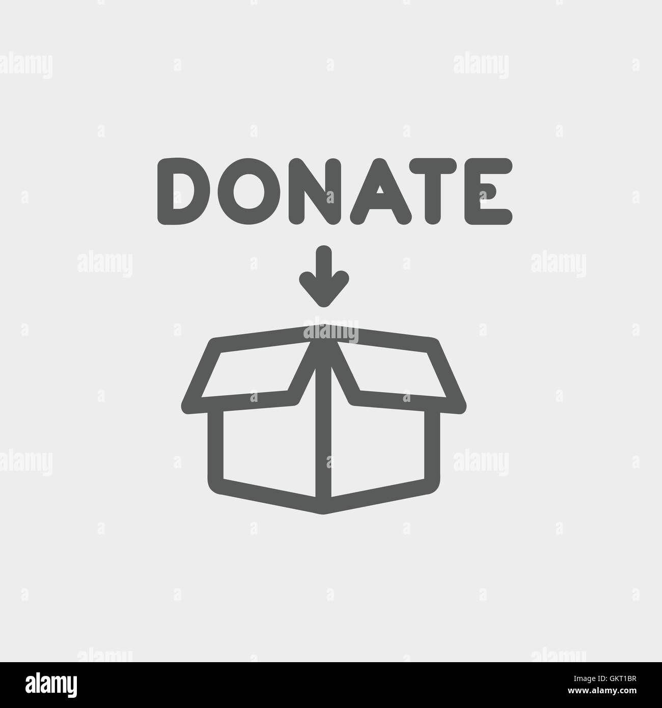Donate box Black and White Stock Photos & Images - Alamy