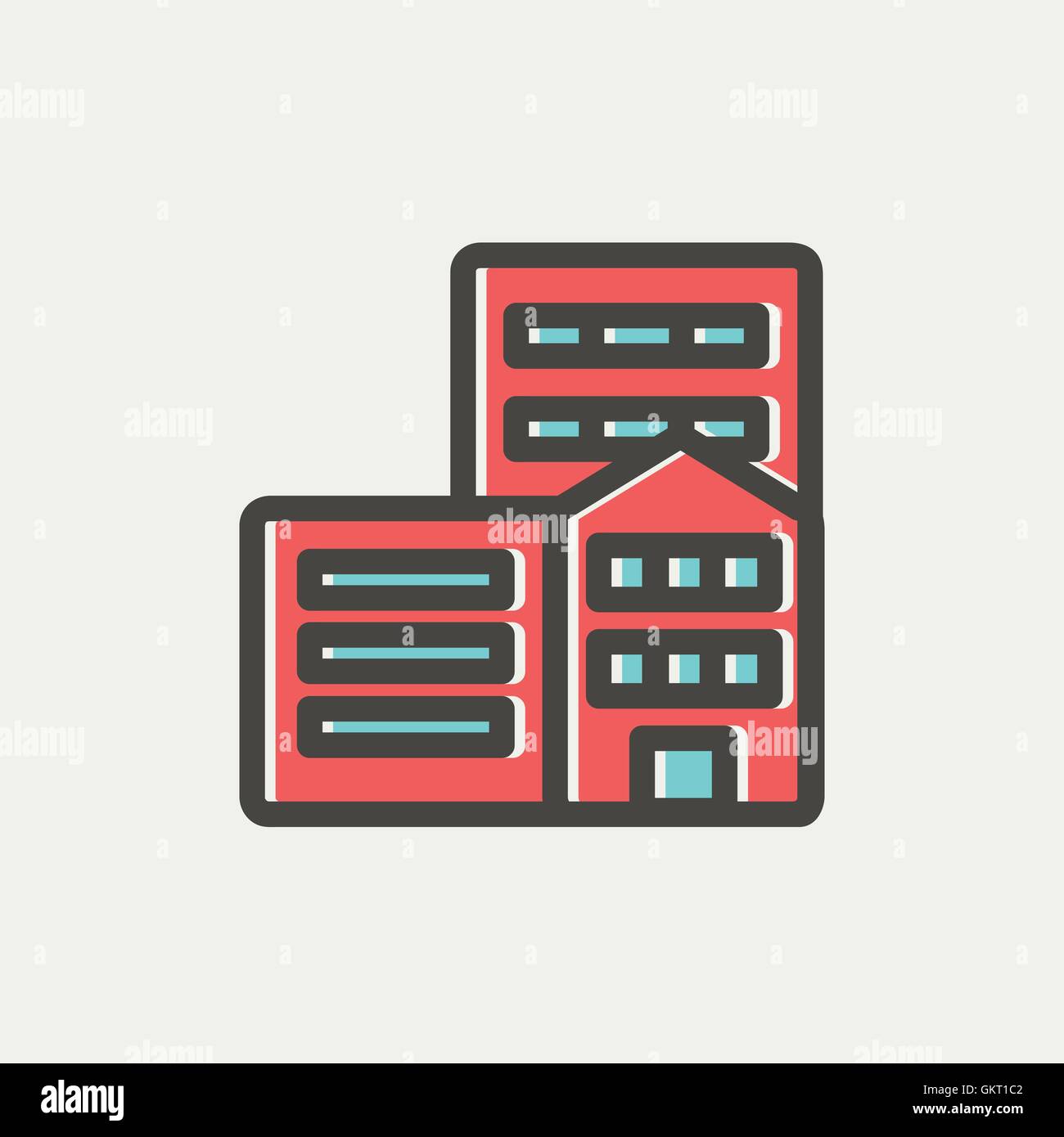 Center line road Stock Vector Images - Alamy