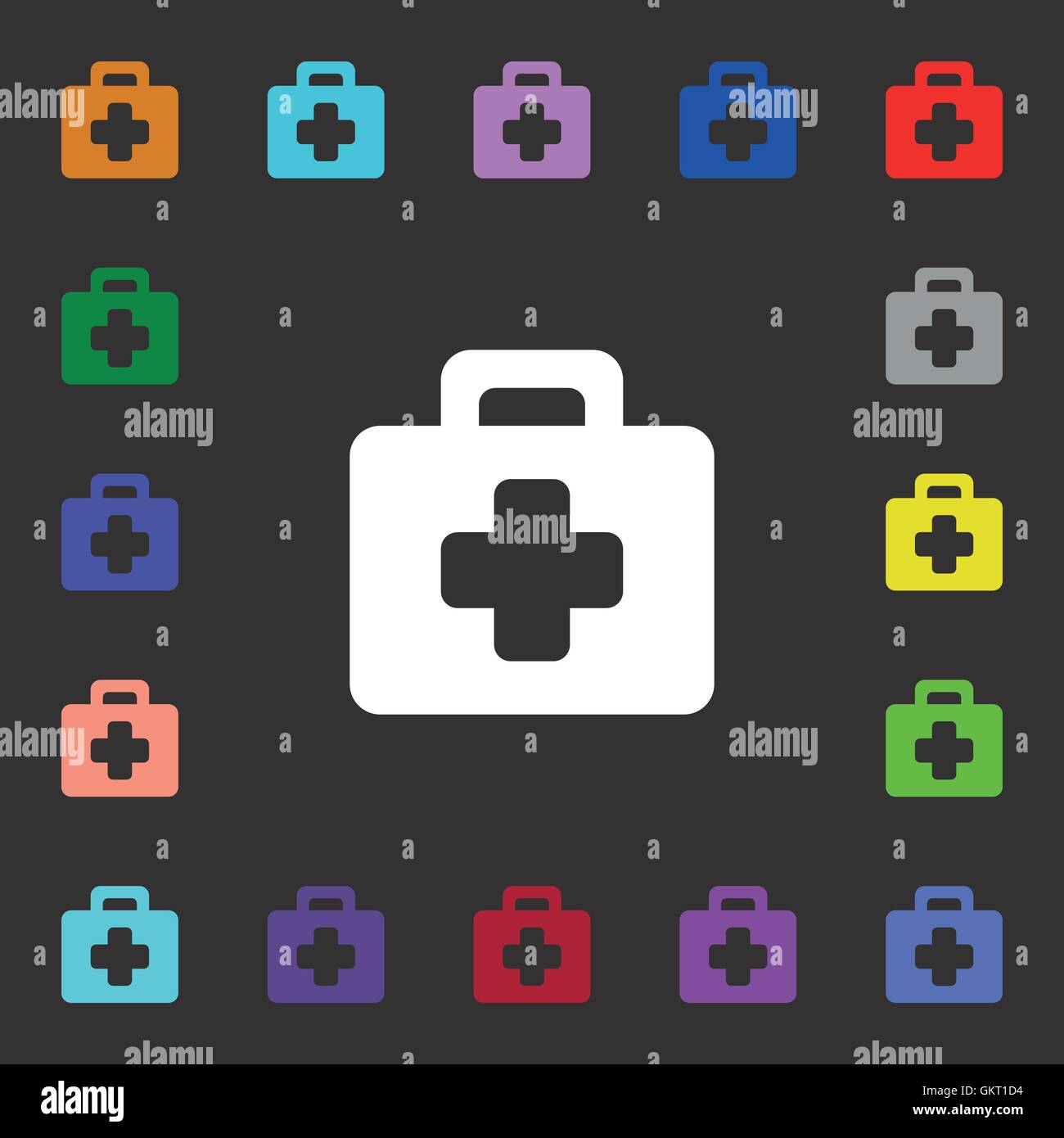 first aid kit icon sign. Lots of colorful symbols for your design ...