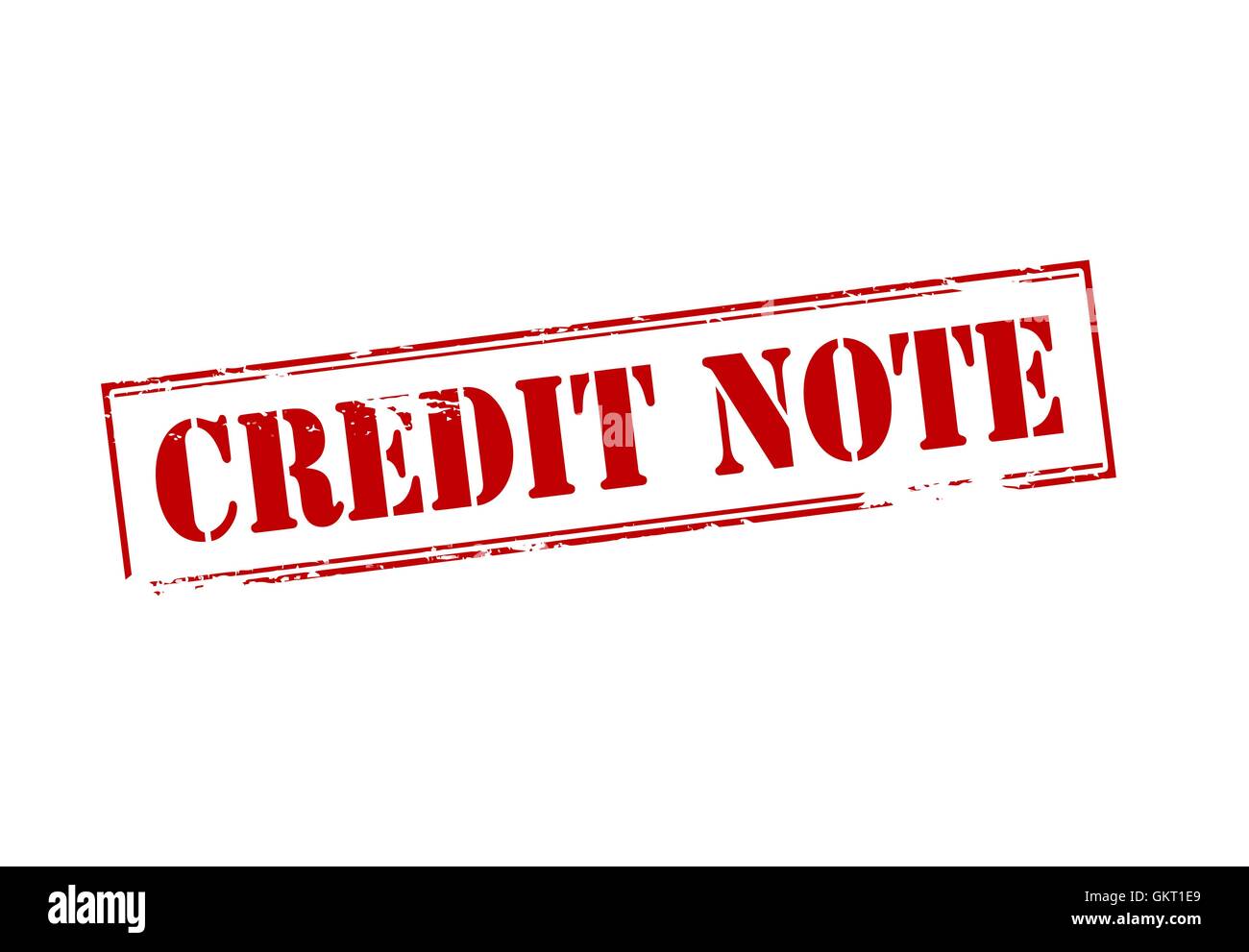 Credit note Cut Out Stock Images & Pictures - Alamy