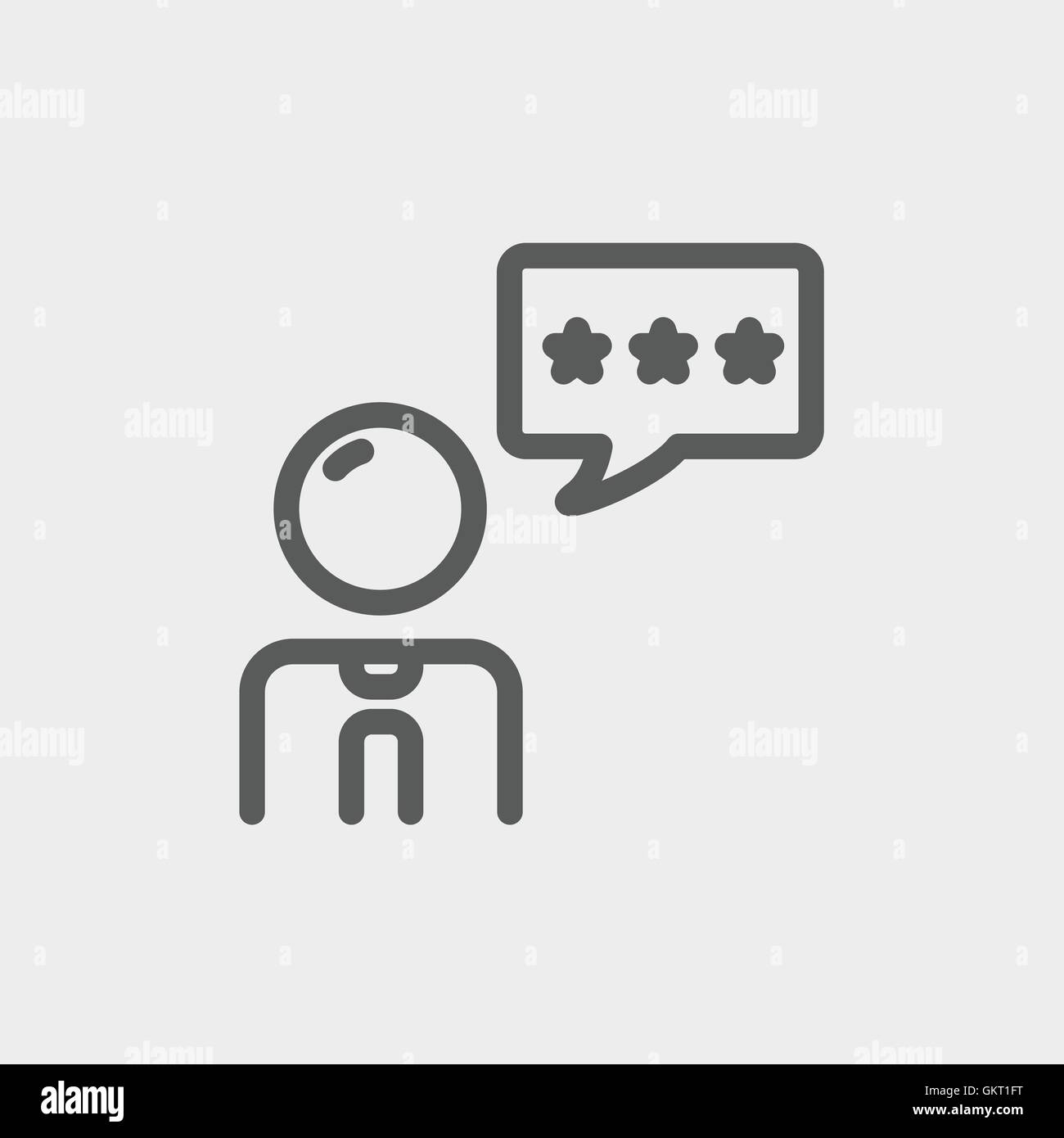 Speech bubble icon three Stock Vector Images - Alamy