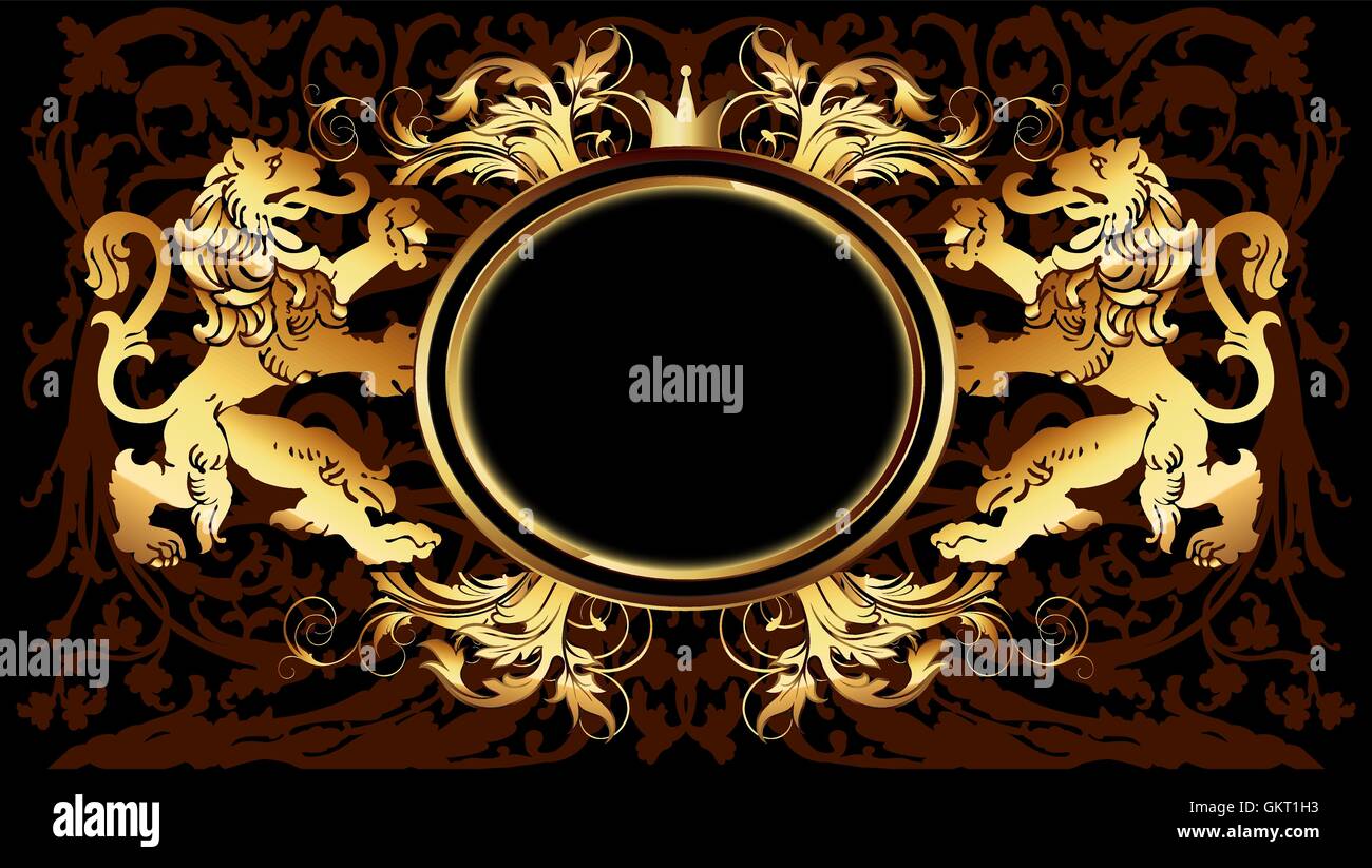 ornamental heraldic shield Stock Vector Image & Art - Alamy