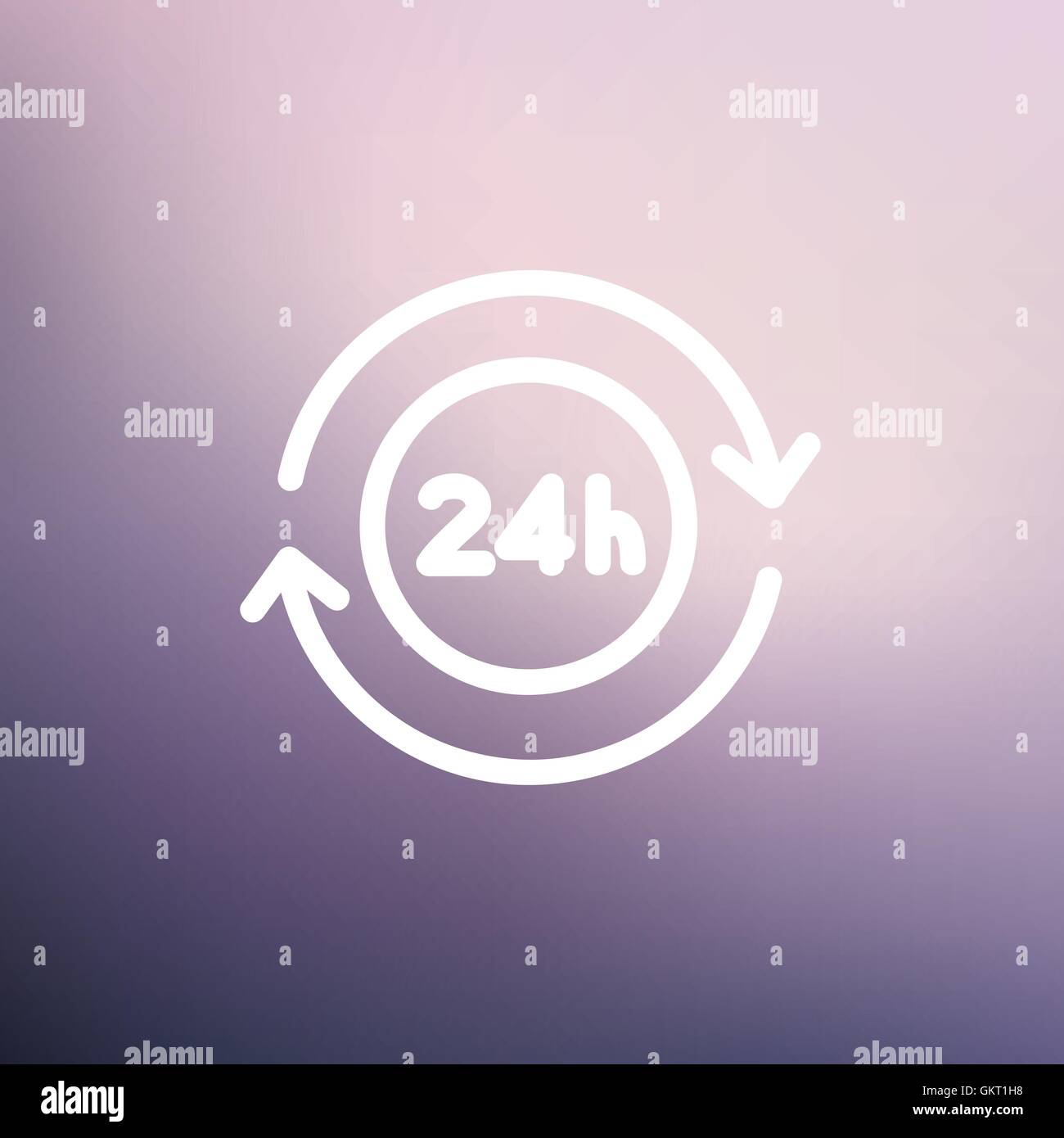 Cycle time line icon Stock Vector Images - Alamy