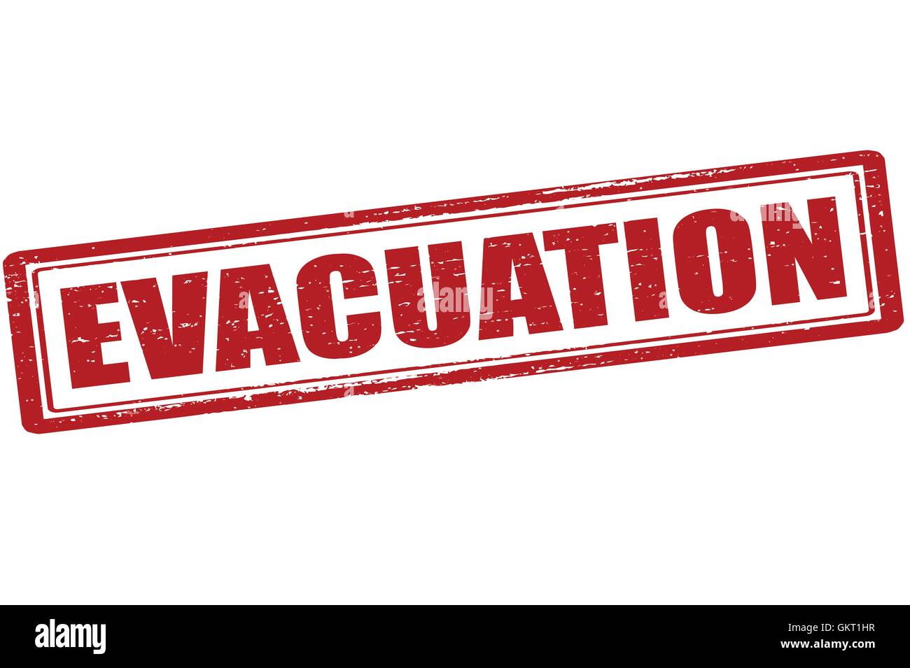 Evacuation sign Stock Vector Images - Alamy