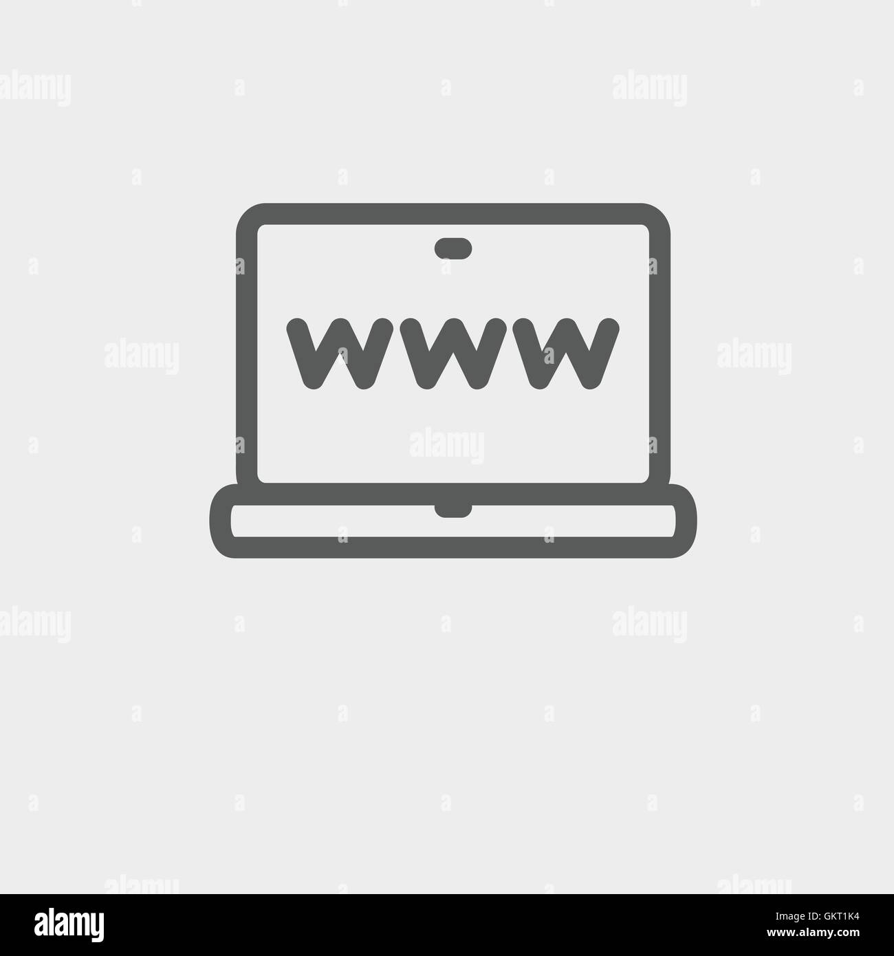 Browsing internet in office Stock Vector Images - Alamy