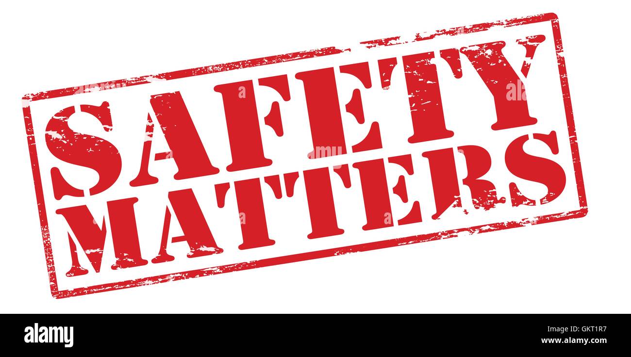 Safety matters Stock Vector Images - Alamy