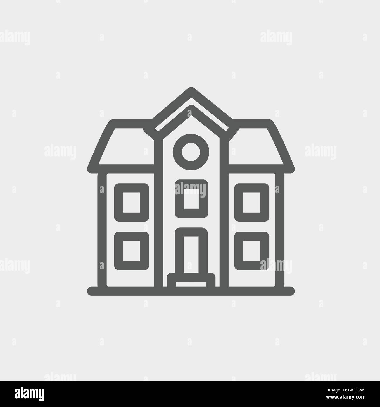 Two storey house icon icon cartoon hi-res stock photography and images ...