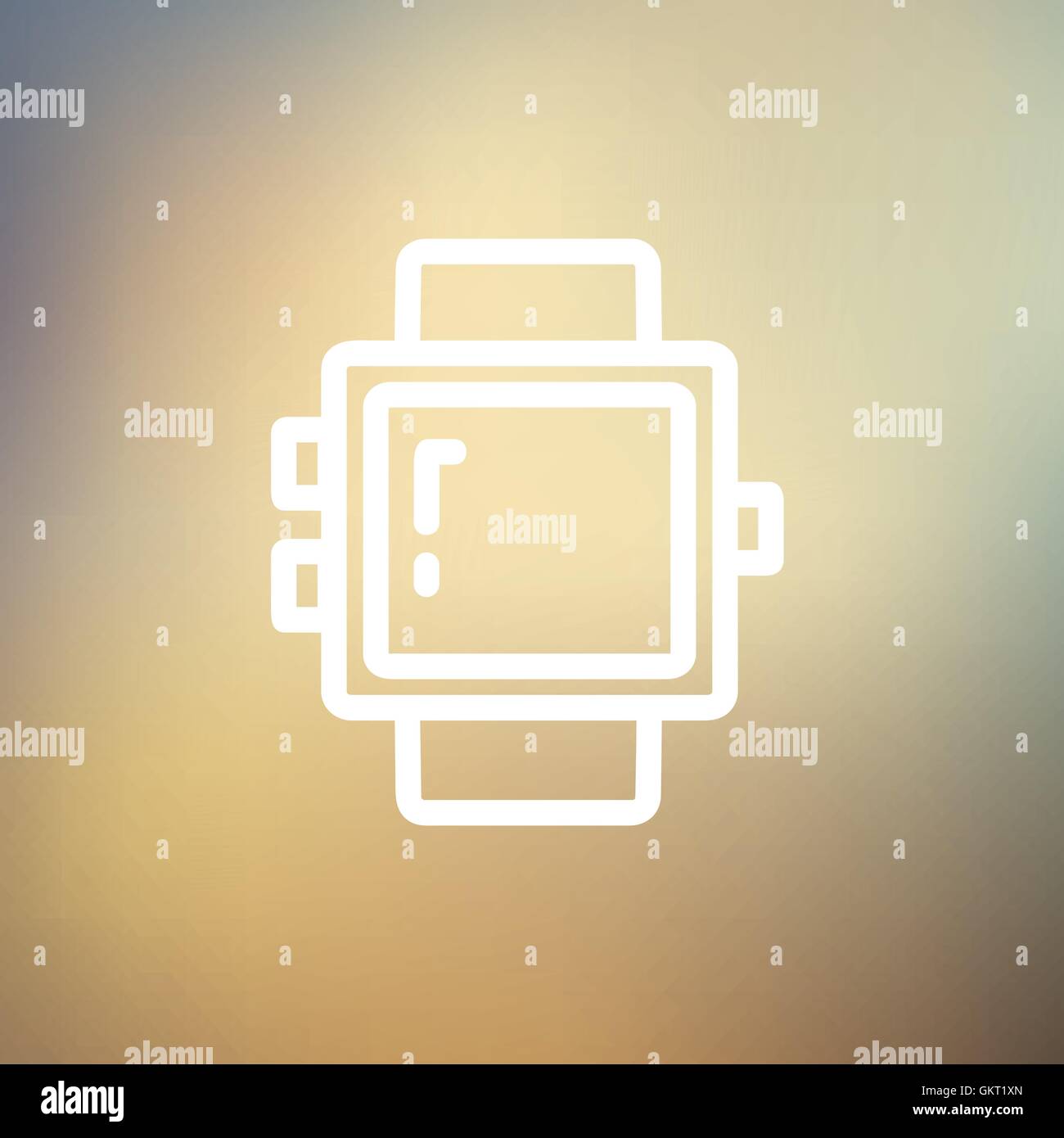 Digital clock blank Stock Vector Images - Alamy