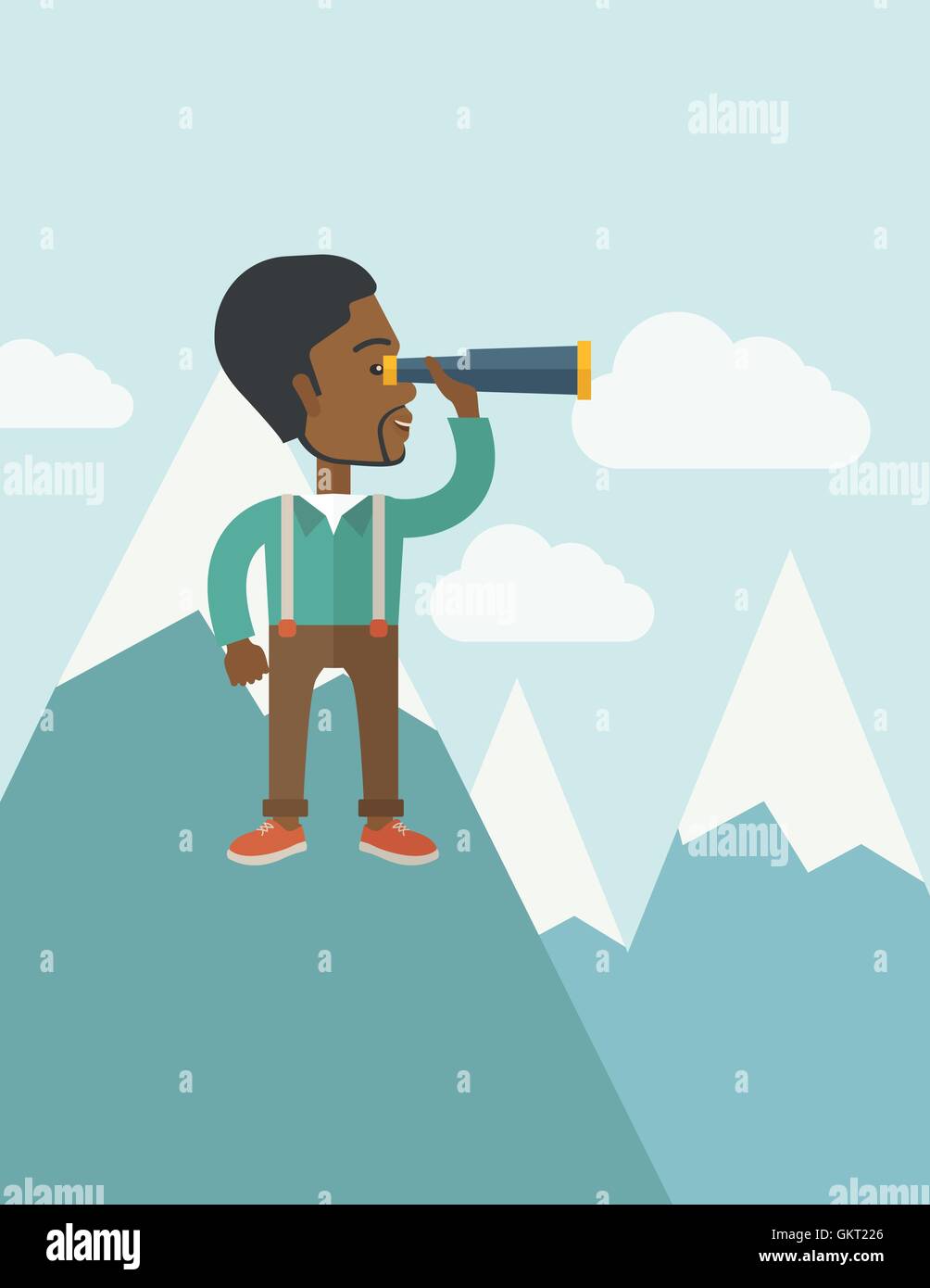 Top mountain view success Stock Vector Images - Alamy