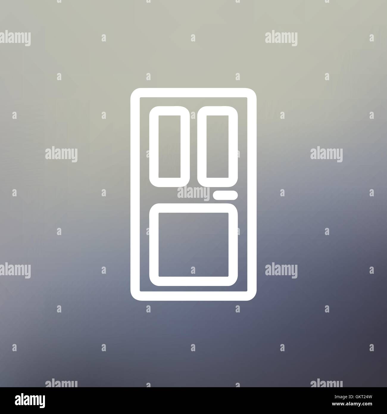 Home front door Stock Vector Images - Alamy