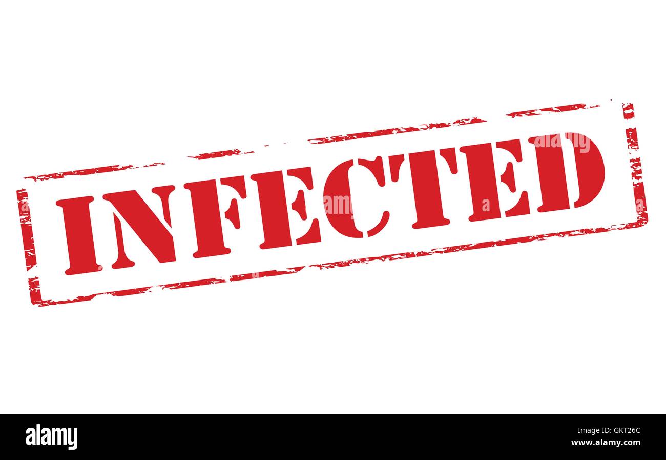 Infected stamp Stock Vector Images - Alamy