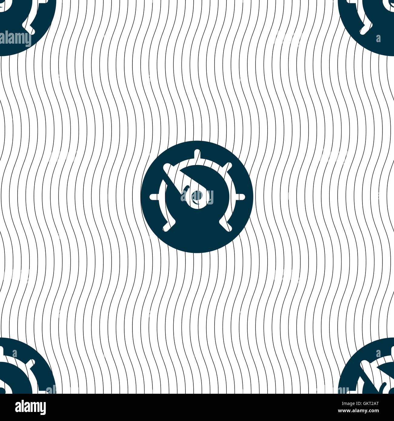 speed, speedometer icon sign. Seamless pattern with geometric texture. Vector Stock Vector Image ...