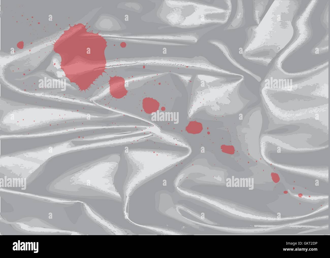 Blood stain and cloth Stock Vector Images - Alamy
