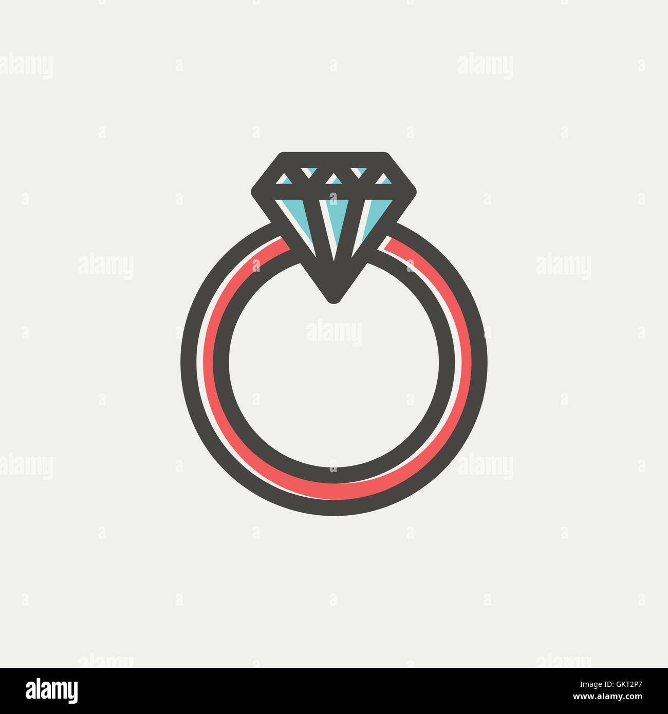 Big ring line Stock Vector Images - Alamy