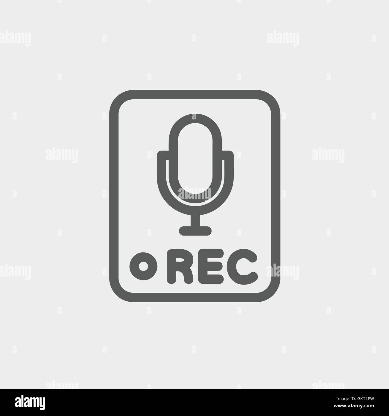 Recording song on radio Stock Vector Images - Alamy