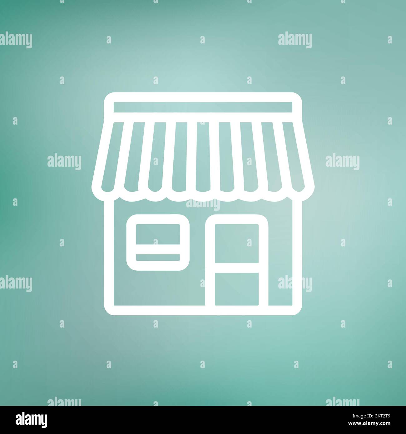 Store stall thin line icon Stock Vector Image & Art - Alamy