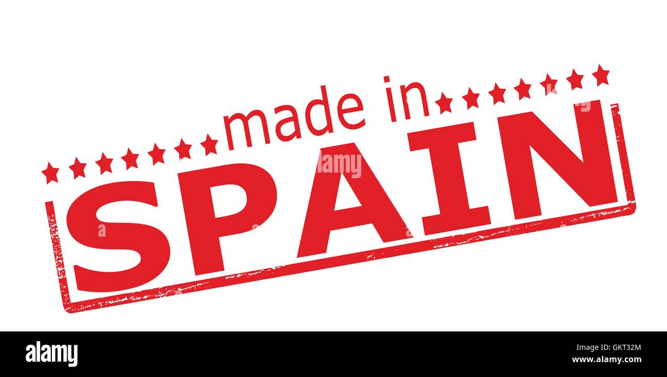 Made in Spain Stock Vector Image & Art - Alamy