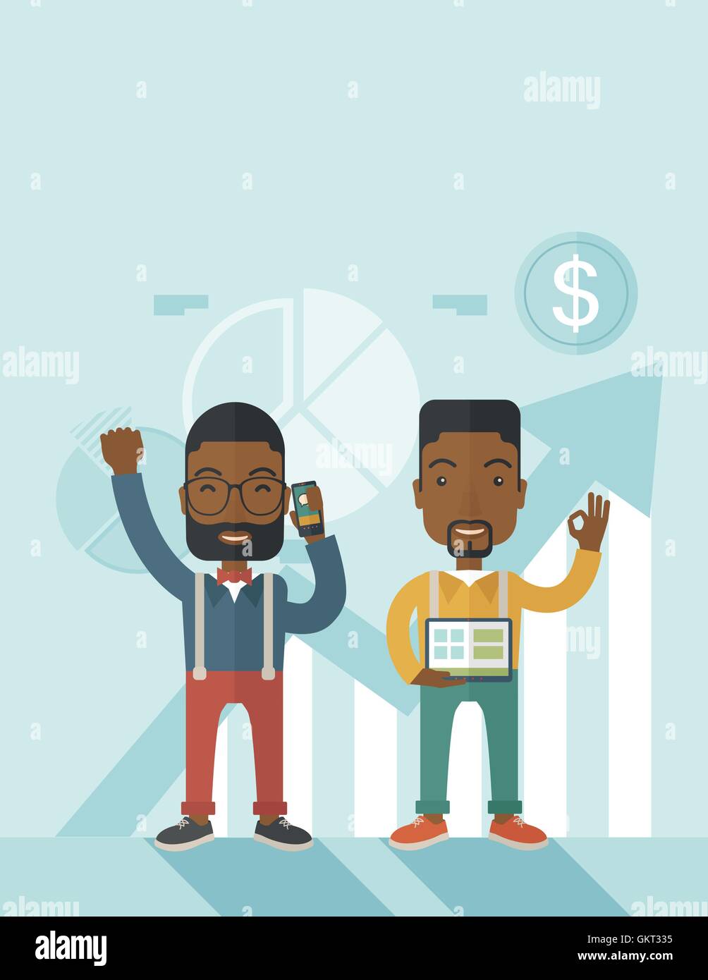 Man up high Stock Vector Images - Alamy