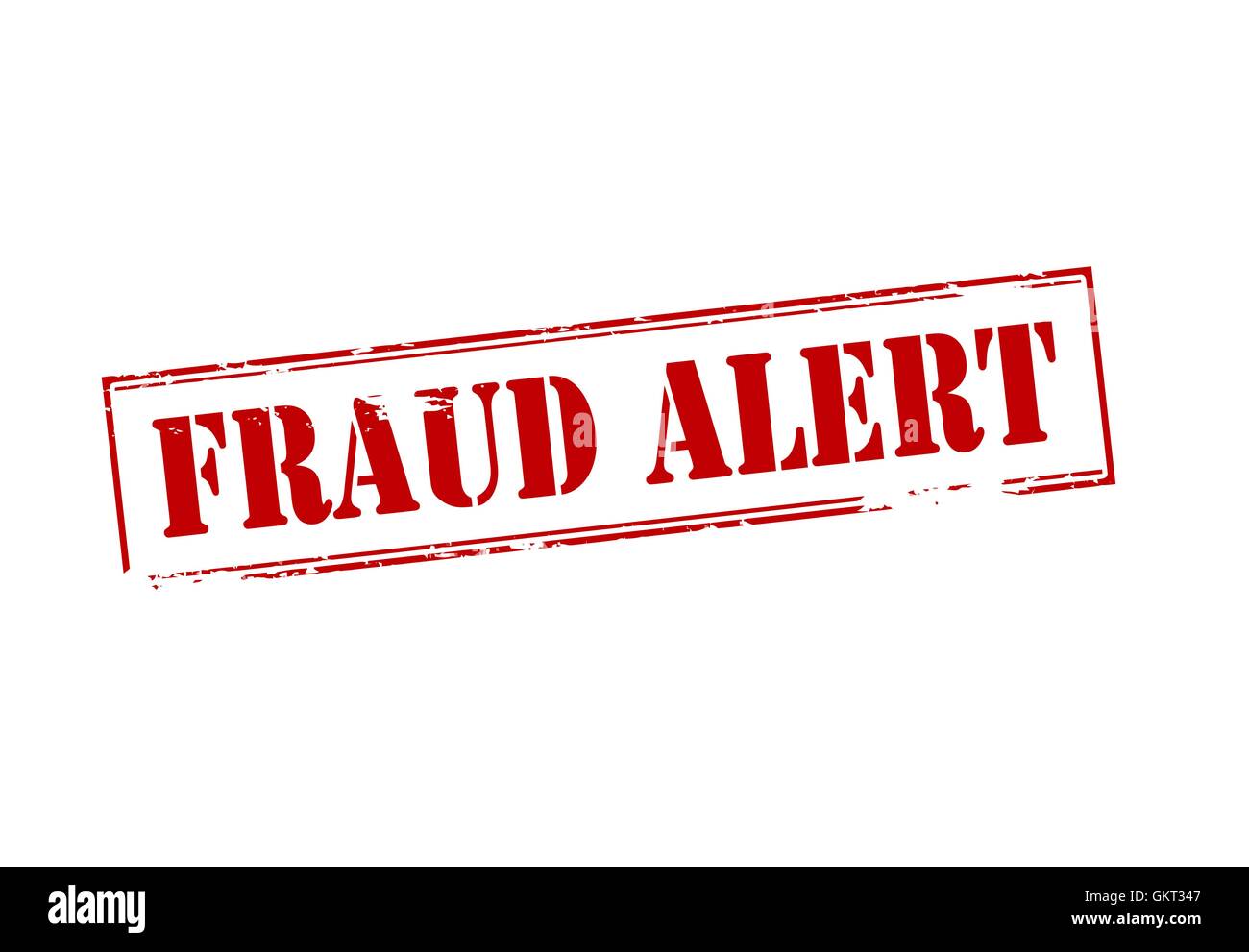 Fraud alert text Cut Out Stock Images & Pictures - Alamy