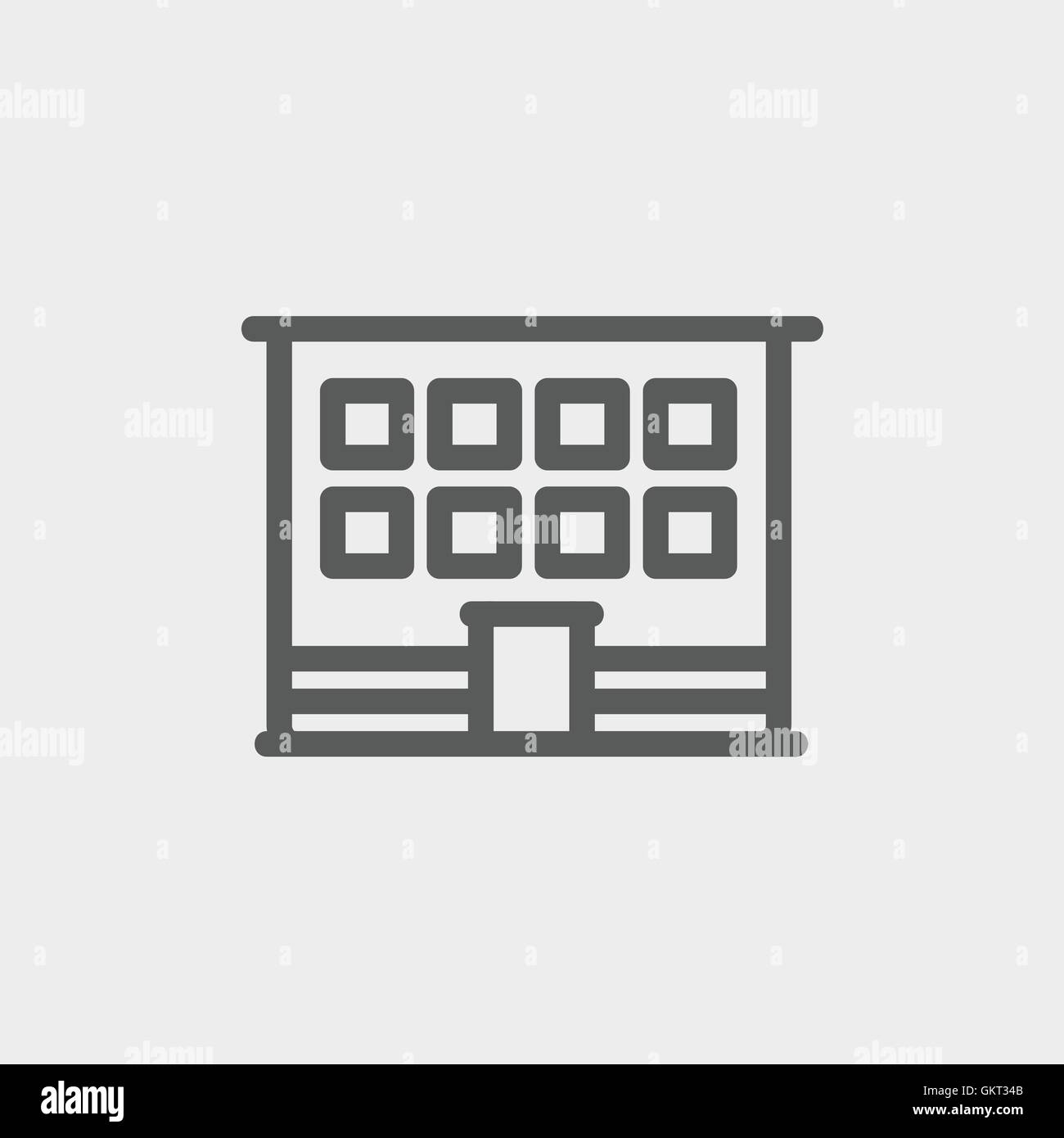 House bank building isometric Stock Vector Images - Alamy